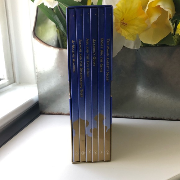 Disney | Other | Disneys Aladdin Six Adventures Book Set Hardcover ...